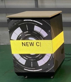 Three sided LED display Countertop - Ergoshopping Robottics UK Limited